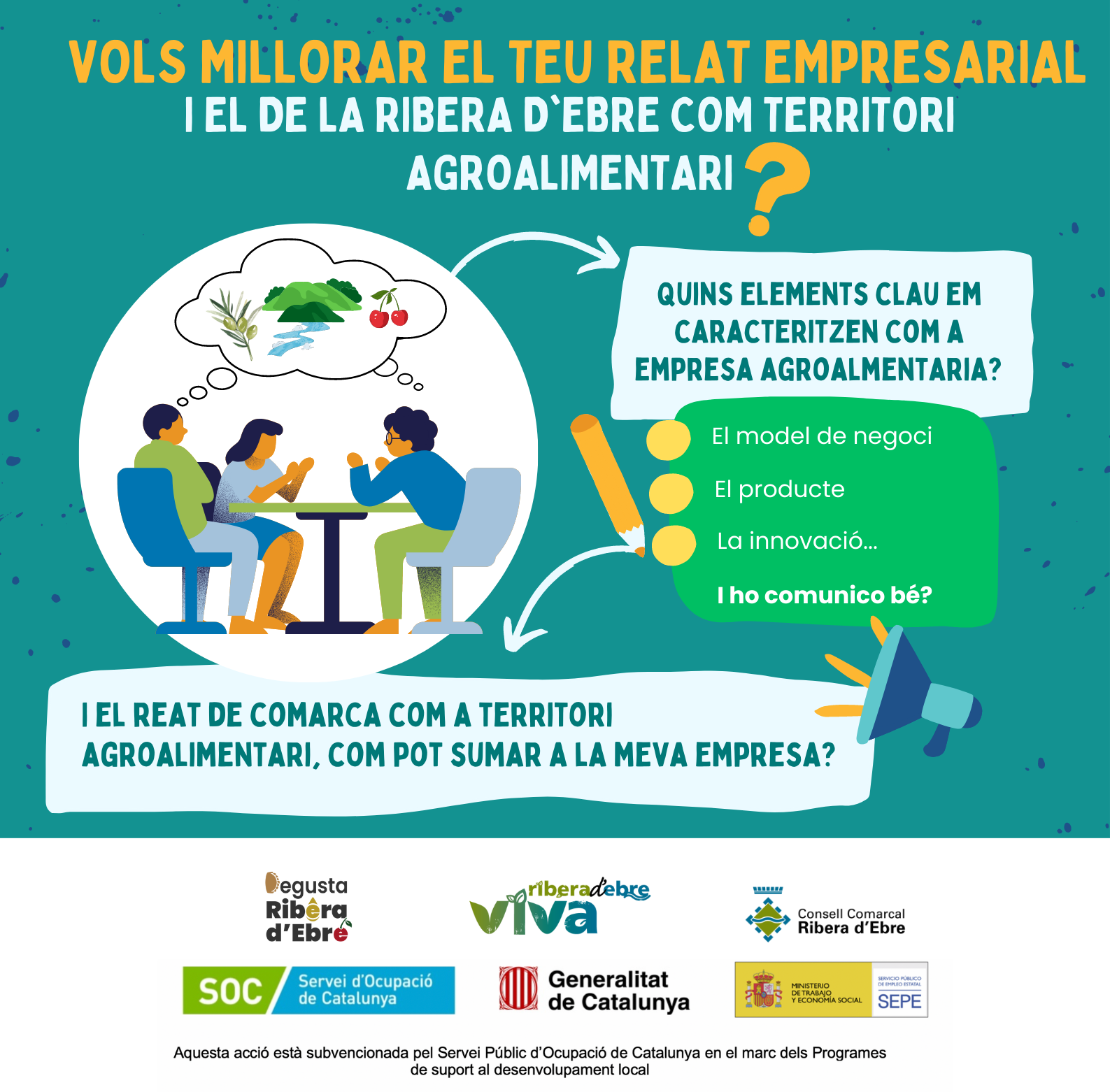 Sessions de treball per millorar el relat empresarial i generar un ...